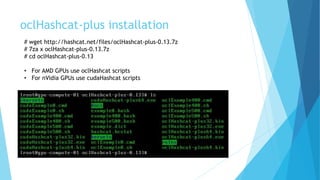 GPU based password recovery on Linux. TXLF 2013 | PDF | Computing | Technology & Computing
