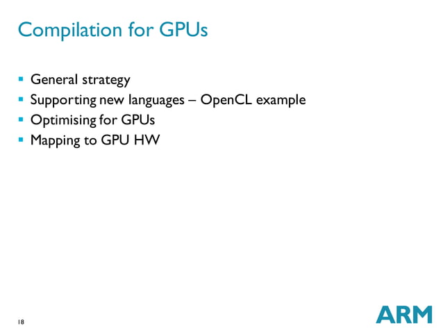 Challenges in GPU compilers | PPT