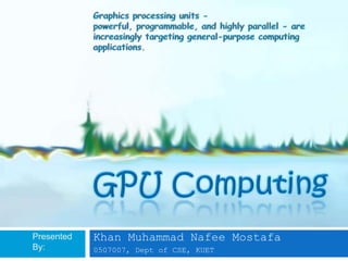 GPU Computing | PPTX