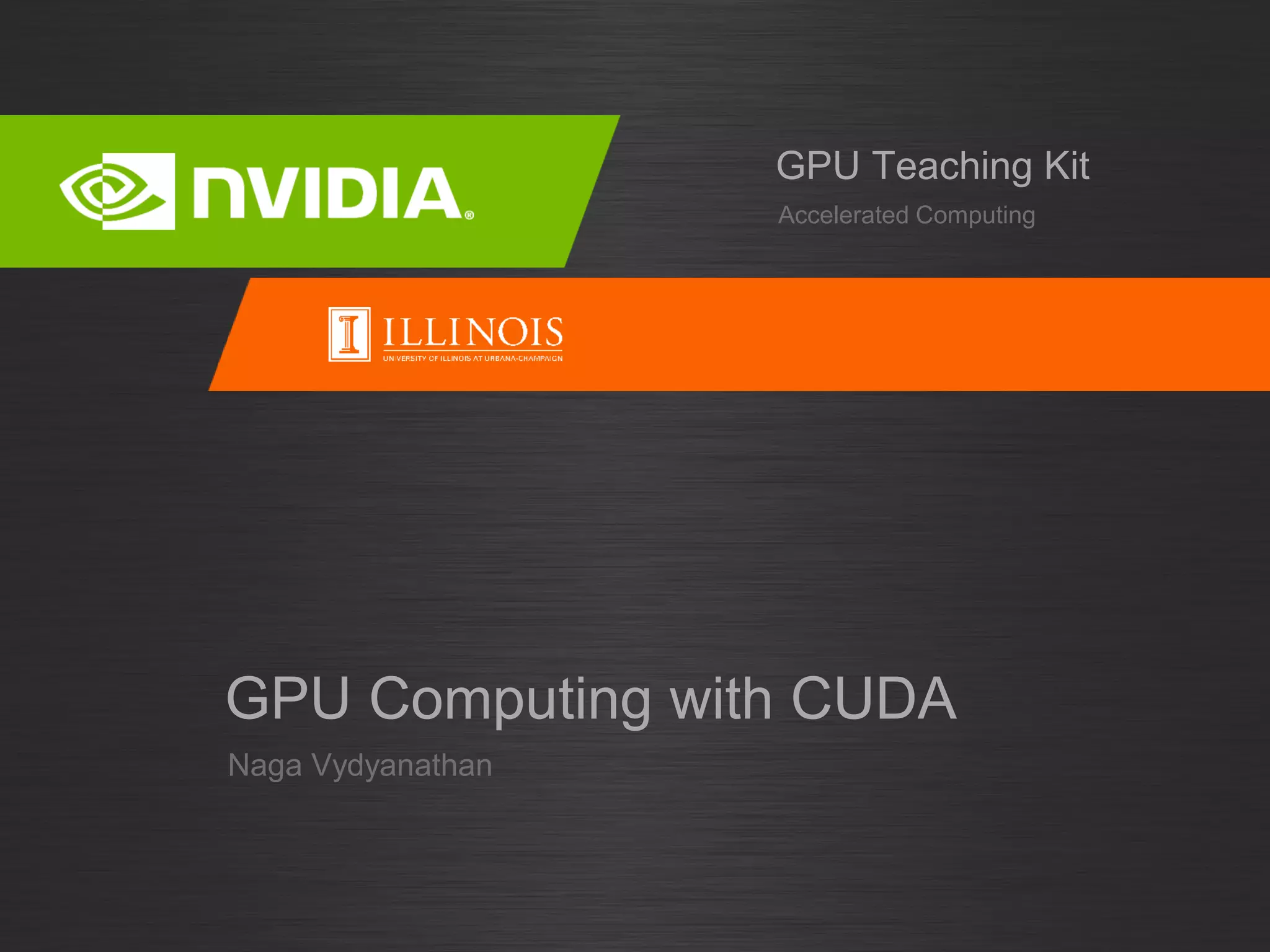 GPU Computing with CUDA | PDF | Operating Systems | Computer Software and Applications