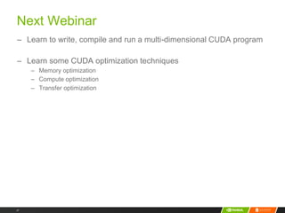 GPU Computing with CUDA | PDF