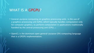 Gpu databases | PPT