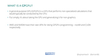 GPU databases - How to use them and what the future holds | PDF | Databases | Computer Software ...