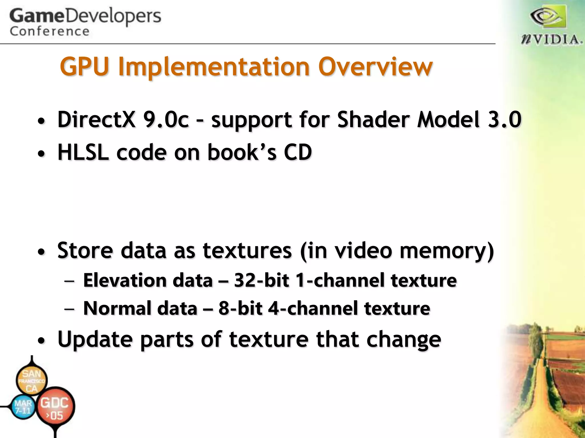 Terrain Rendering using GPU-Based Geometry Clipmaps | PPT