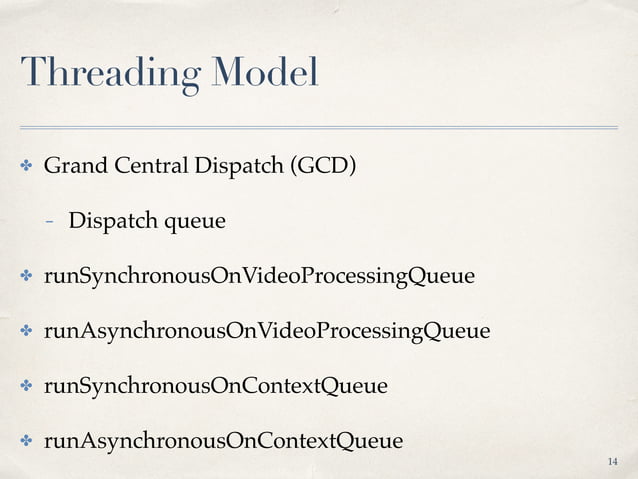 iOS GPUImage introduction | PPT