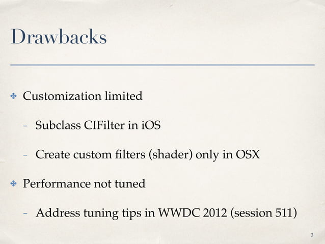 iOS GPUImage introduction | PPT