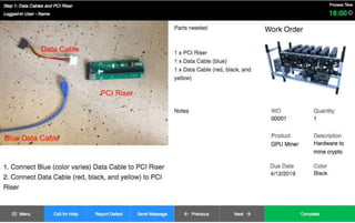 GPU Mining Rig Build Process | PPTX