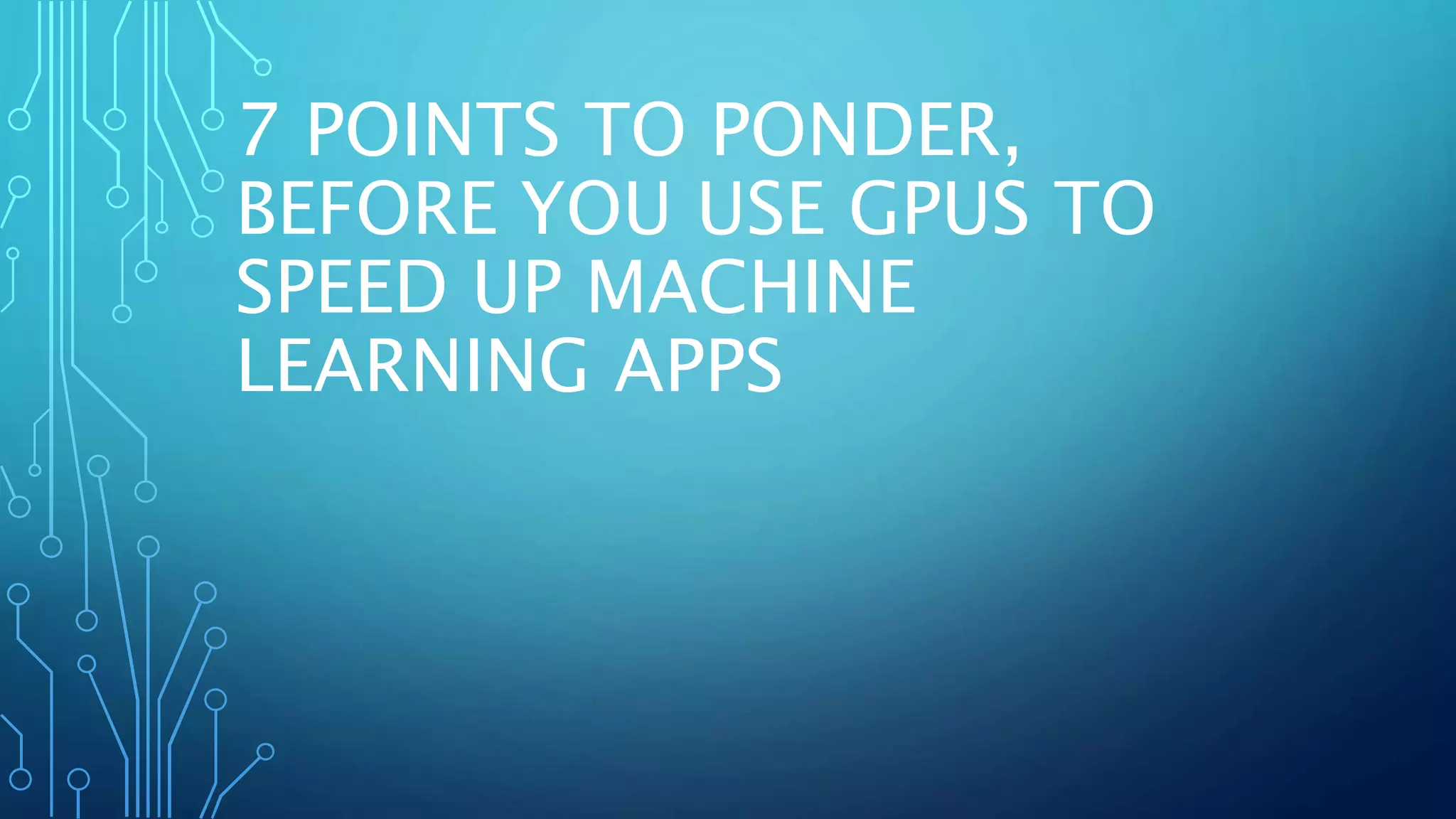 Improve Deep Learning Training And Inference Performance Ppt