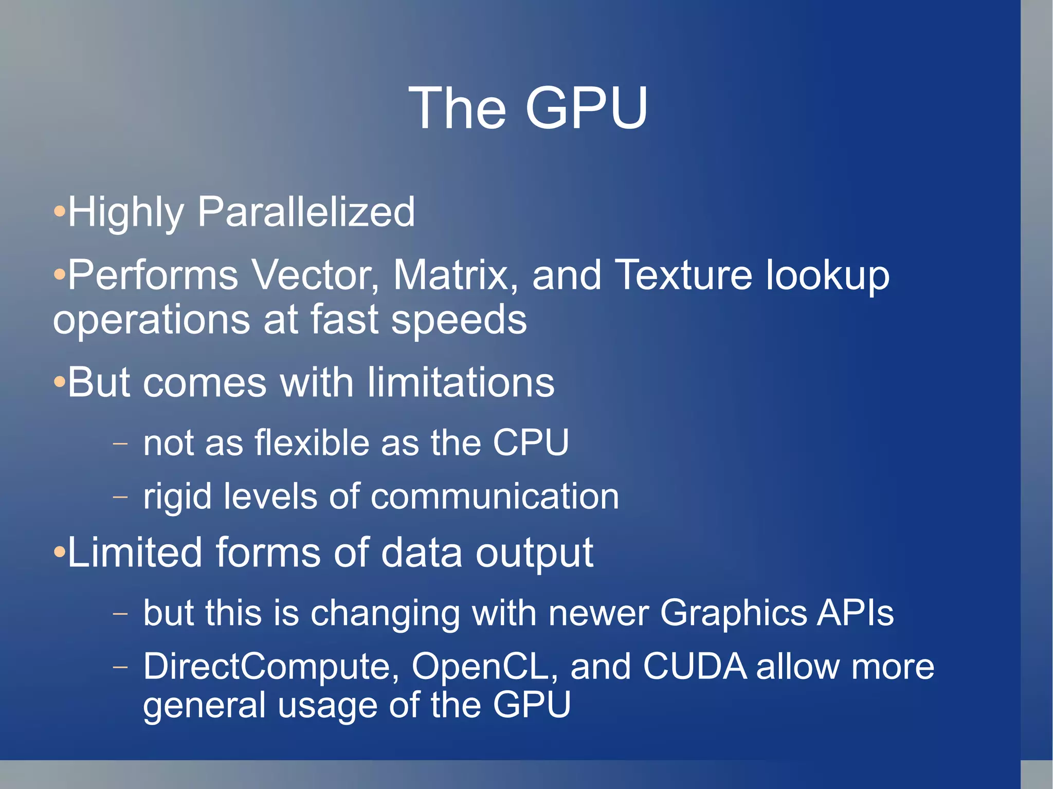 Gpu presentation | PPT