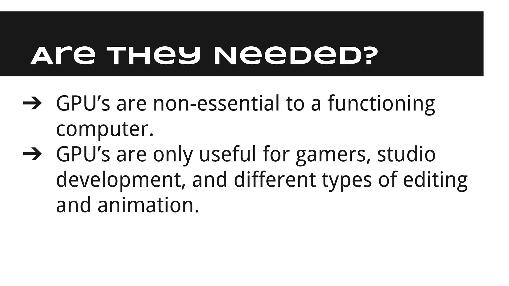 Gpu presentation | PDF