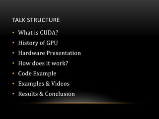 GPU: Understanding CUDA | PDF