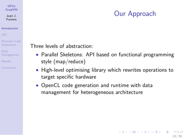 Runtime Code Generation And Data Management For Heterogeneous Computing In Java Ppt