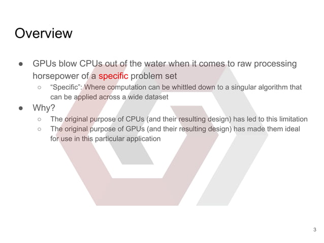GPUs vs CPUs for Parallel Processing | PPT GPUs vs CPUs for Parallel Processing | PPT