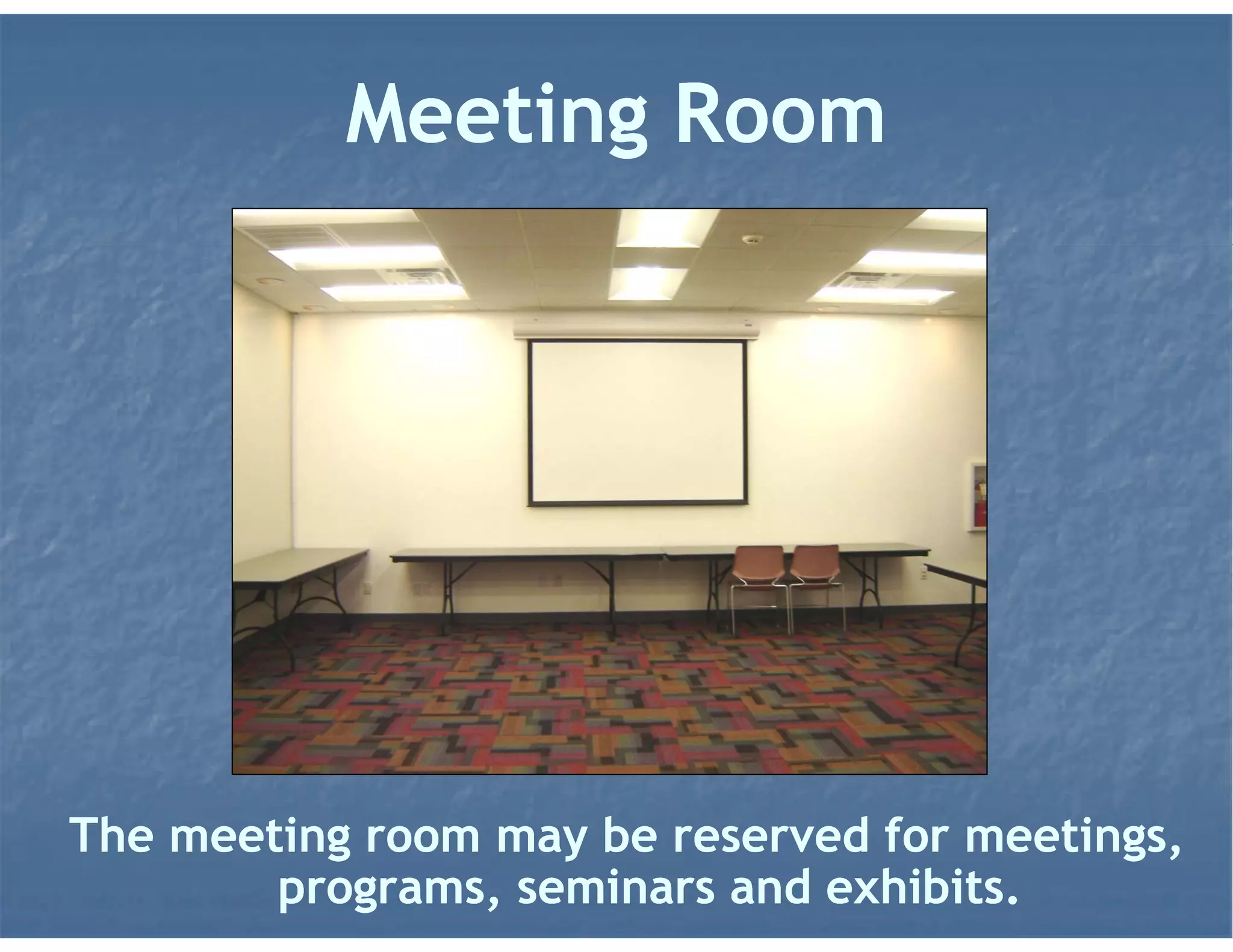 Galena Park Branch Library Virtual Tour | PPTX