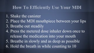 Lecture 4: Inhalation Therapy | PPTX