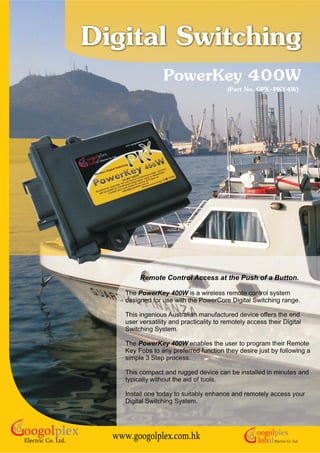 Googolplex PowerKey 400W | PDF