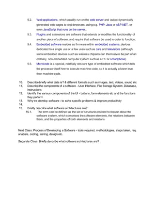 Module 1: introduction to computer software | DOCX