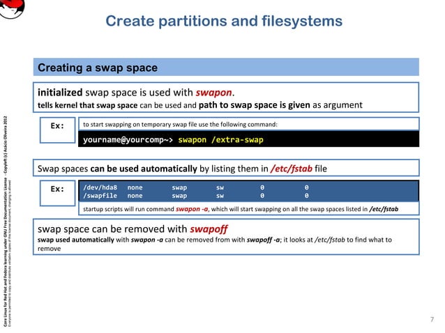 4.1 create partitions and filesystems | PPT | Operating Systems | Computer Software and Applications