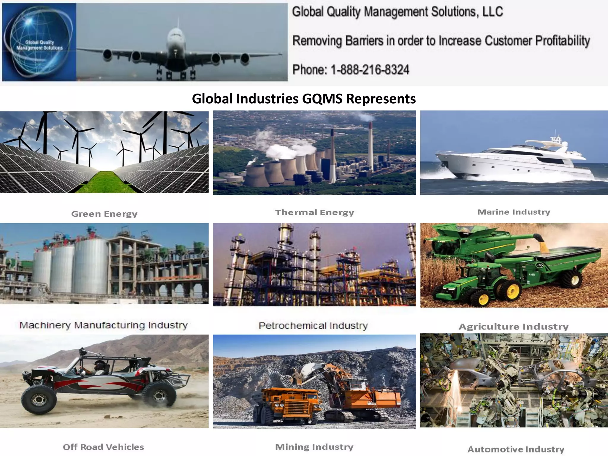 GQMS manufacturing company brochure | PPT