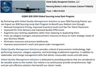 GQMS manufacturing company brochure | PPT