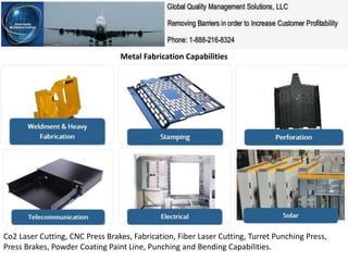 GQMS manufacturing company brochure | PPT