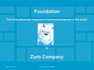 Responsive with Zurb Foundation | PPTX