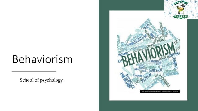 Behaviorism school of thought in psychology key points | PDF