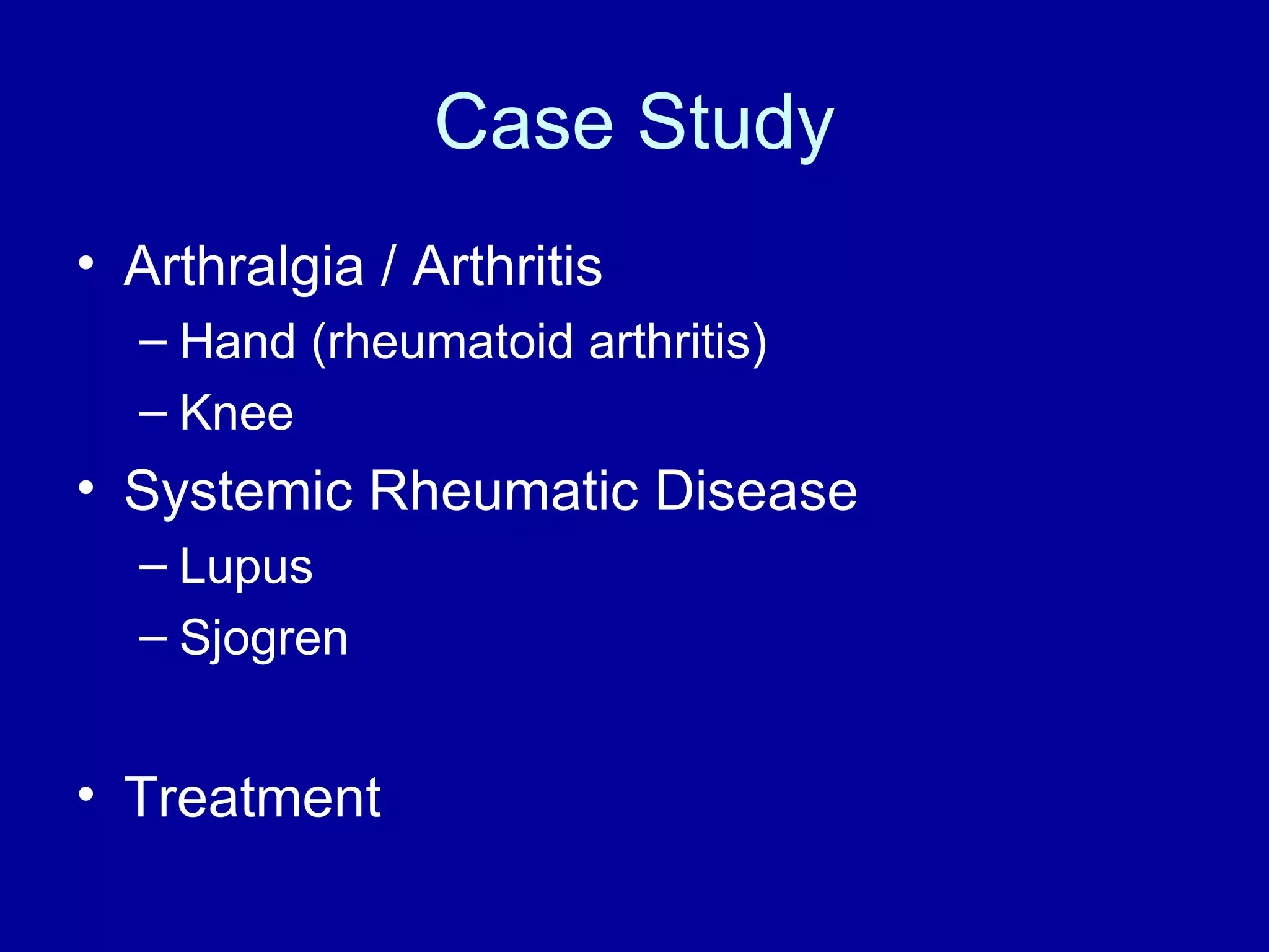 Geriatric Rheumatology | PPT