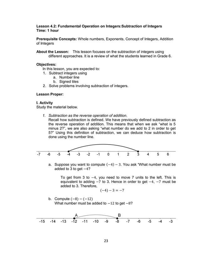 Gr. 7 math lm (q1 to 4) | PDF | Education