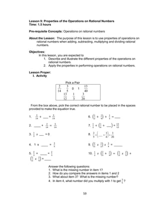 Gr. 7 math lm (q1 to 4) | PDF
