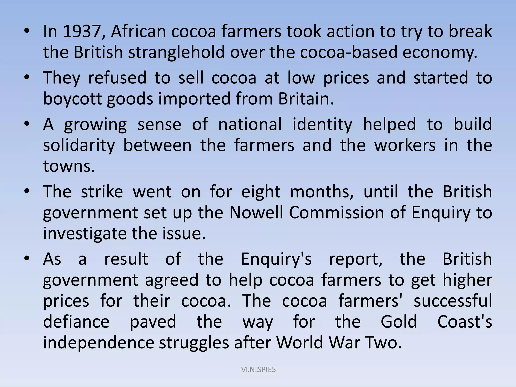 Gr. 11 'Gold coast' to Ghana: Case Study | PDF