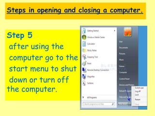 Gr. 1 computer operation | PPTX