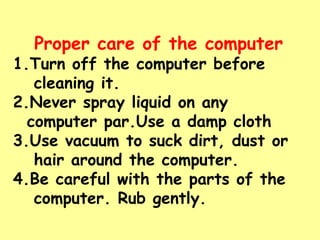 Gr. 1 computer operation | PPTX