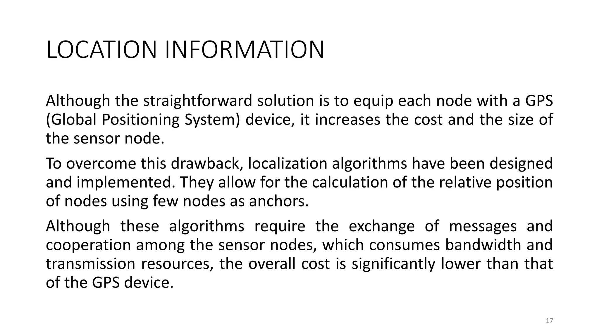 Geographic Routing in WSN | PPTX