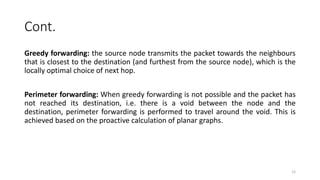 Geographic Routing in WSN | PPTX