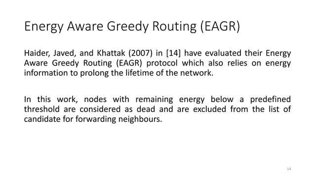 Geographic Routing in WSN | PPTX