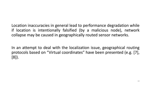 Geographic Routing in WSN | PPTX