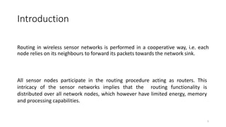 Geographic Routing in WSN | PPTX