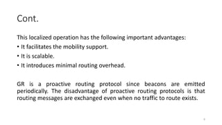 Geographic Routing in WSN | PPTX