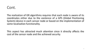 Geographic Routing in WSN | PPTX