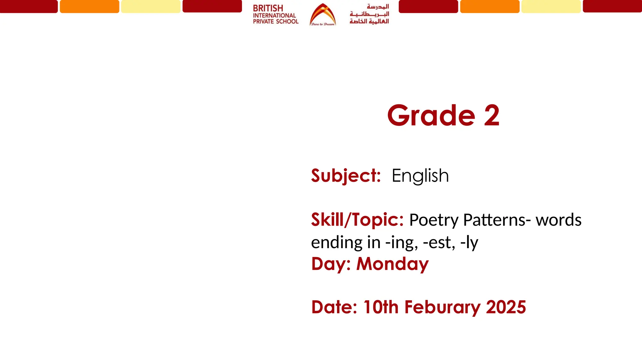 poetry introduction for the grade 2 basics | PPTX