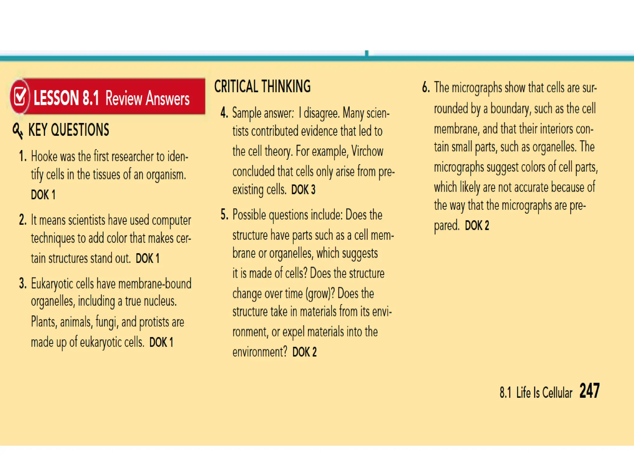 Gr.9 Biology L.8.1.Life is Cellular power point | PPTX