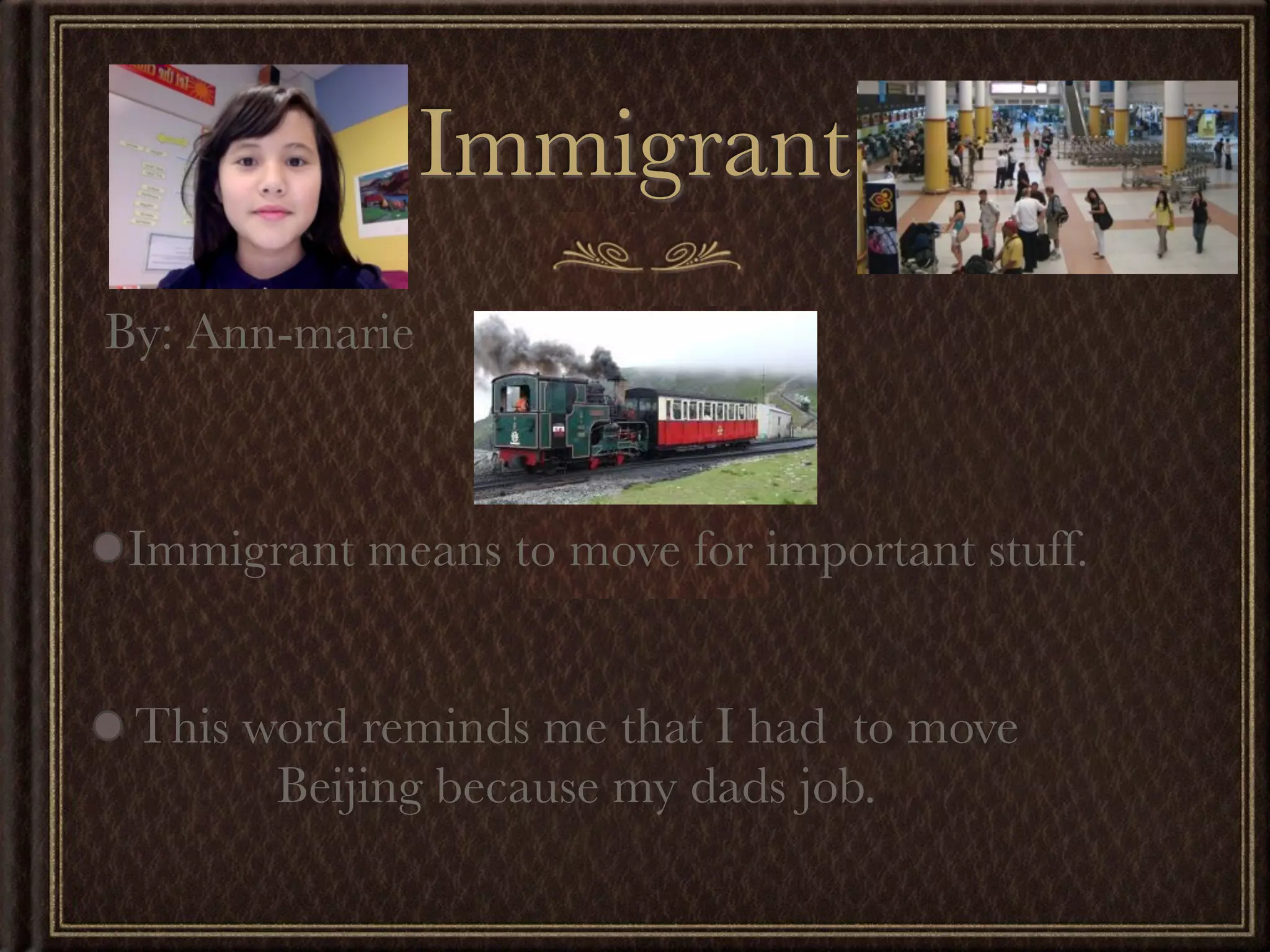 Human Migration Vocabulary Keynote | PPT