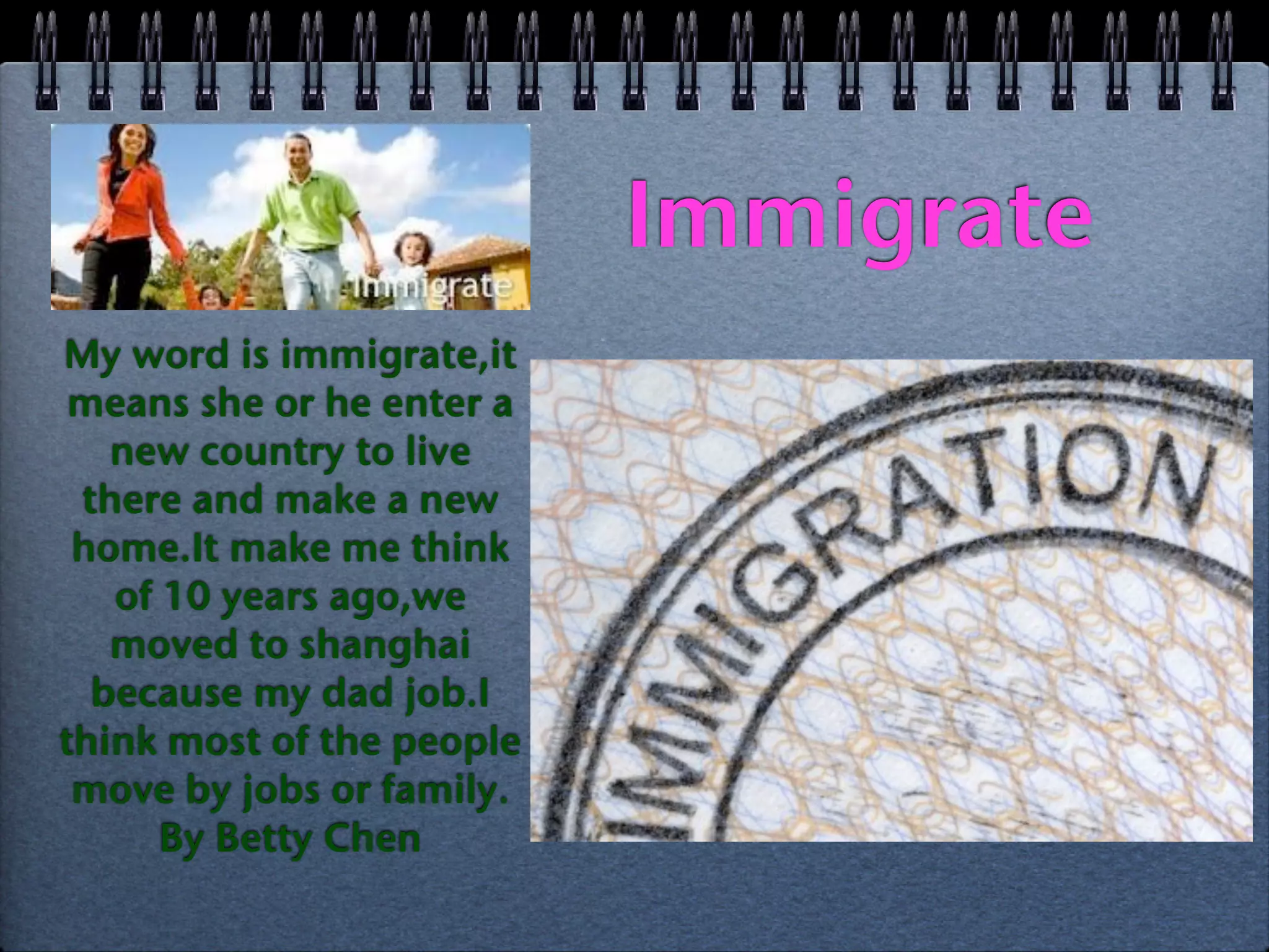 Human Migration Vocabulary Keynote | PPT