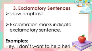 Kinds of Sentences according to its uses | PPTX
