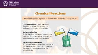 chemical reactions for grade eight xxxxxxxxx | PPT