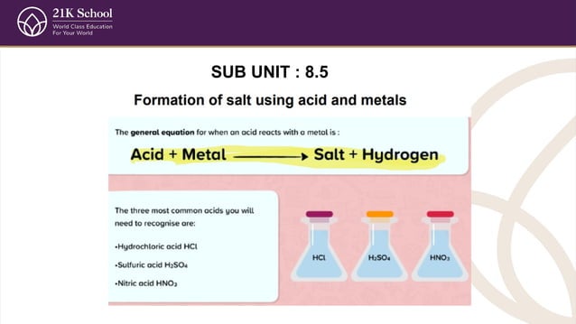 chemical reactions for grade eight xxxxxxxxx | PPT