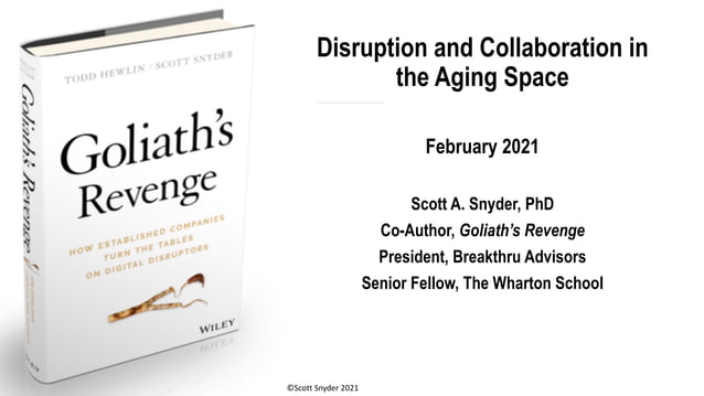 Aging2.0 london Goliath's Revenge webinar | PPT