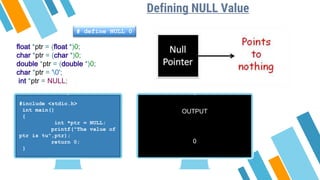 Pointer in C | PPTX | Programming Languages | Computing