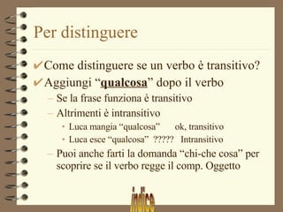 Grammatica - Morfologia del Verbo | PPT